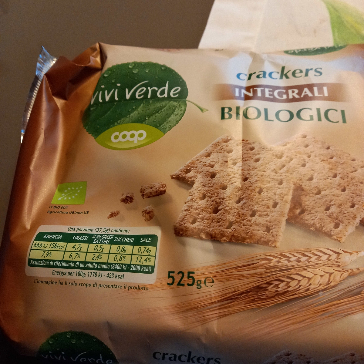 Cracker Integrali Biologici from Via Verde Bio - Vegan Product Reviews ...