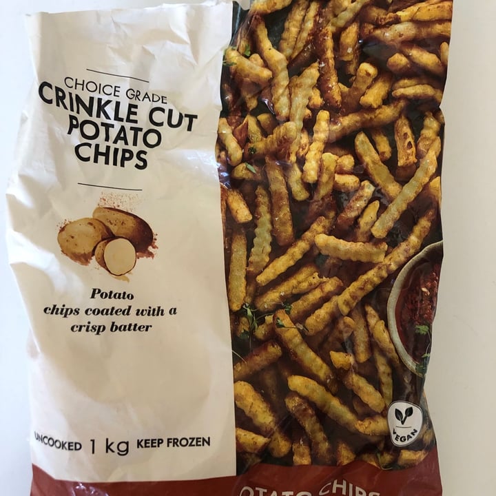 Woolworths Food crinkle cut potato chips Review | abillion