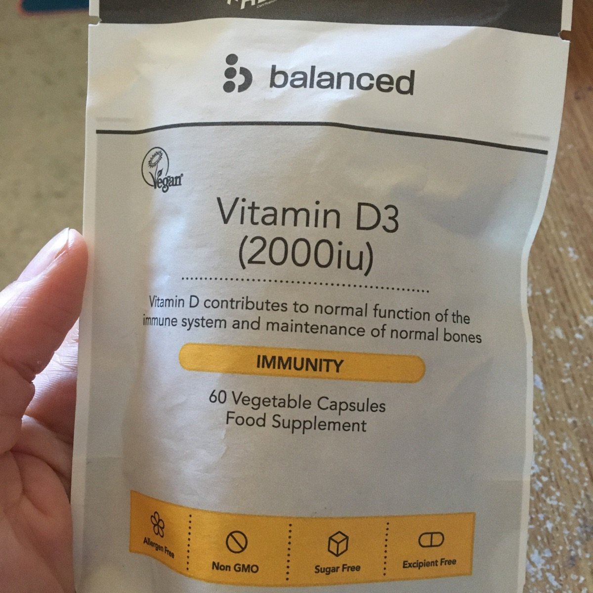 vitamin D from Balanced - Vegan Product Reviews & Ratings | abillion
