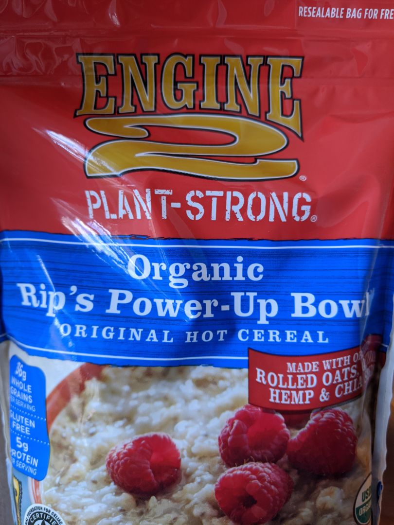 Rip's Power-up Bowl, Original Hot Cereal from Engine 2 - Vegan Product ...