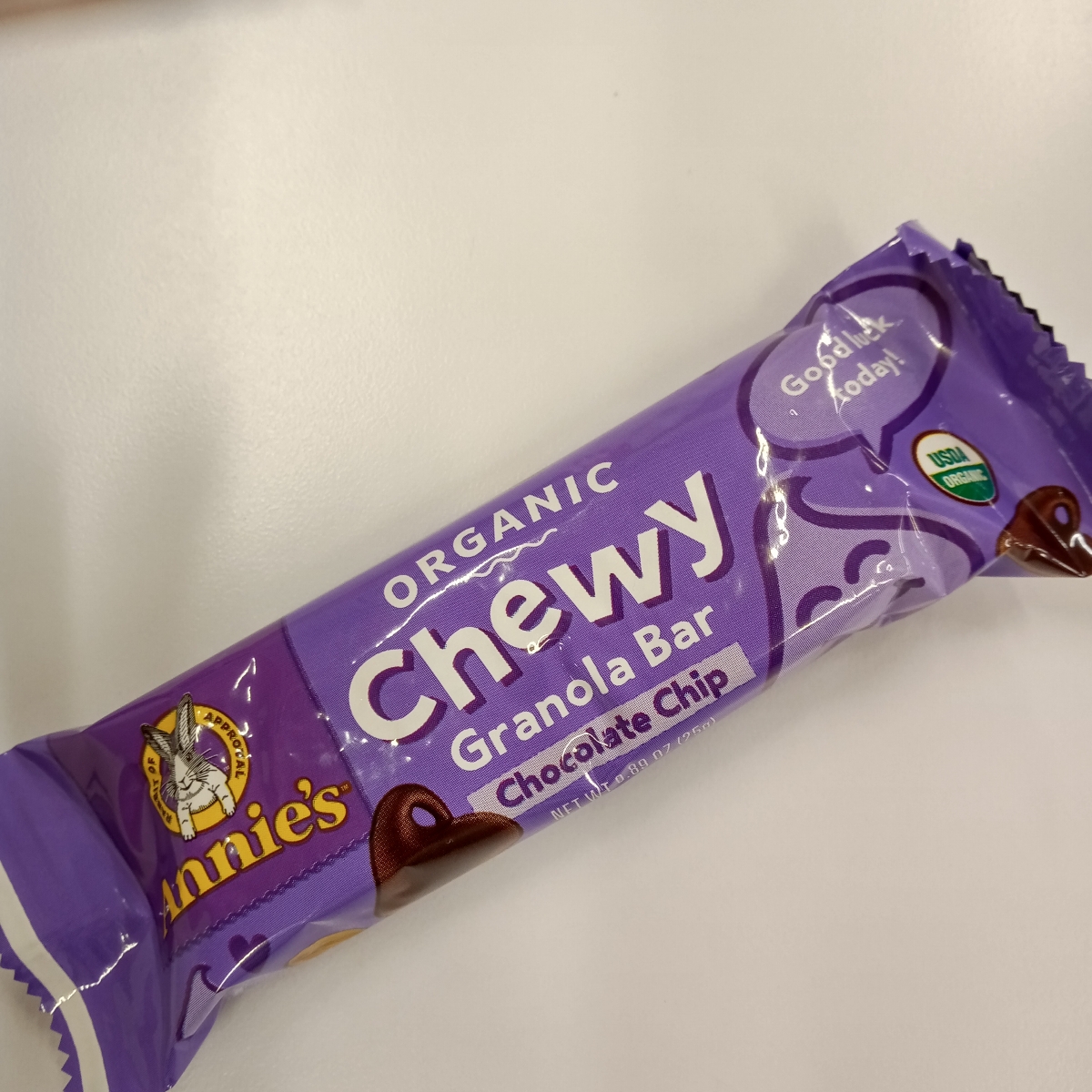 Organic Chewy Granola Bar Chocolate Chip from Annie’s - Vegan Product ...