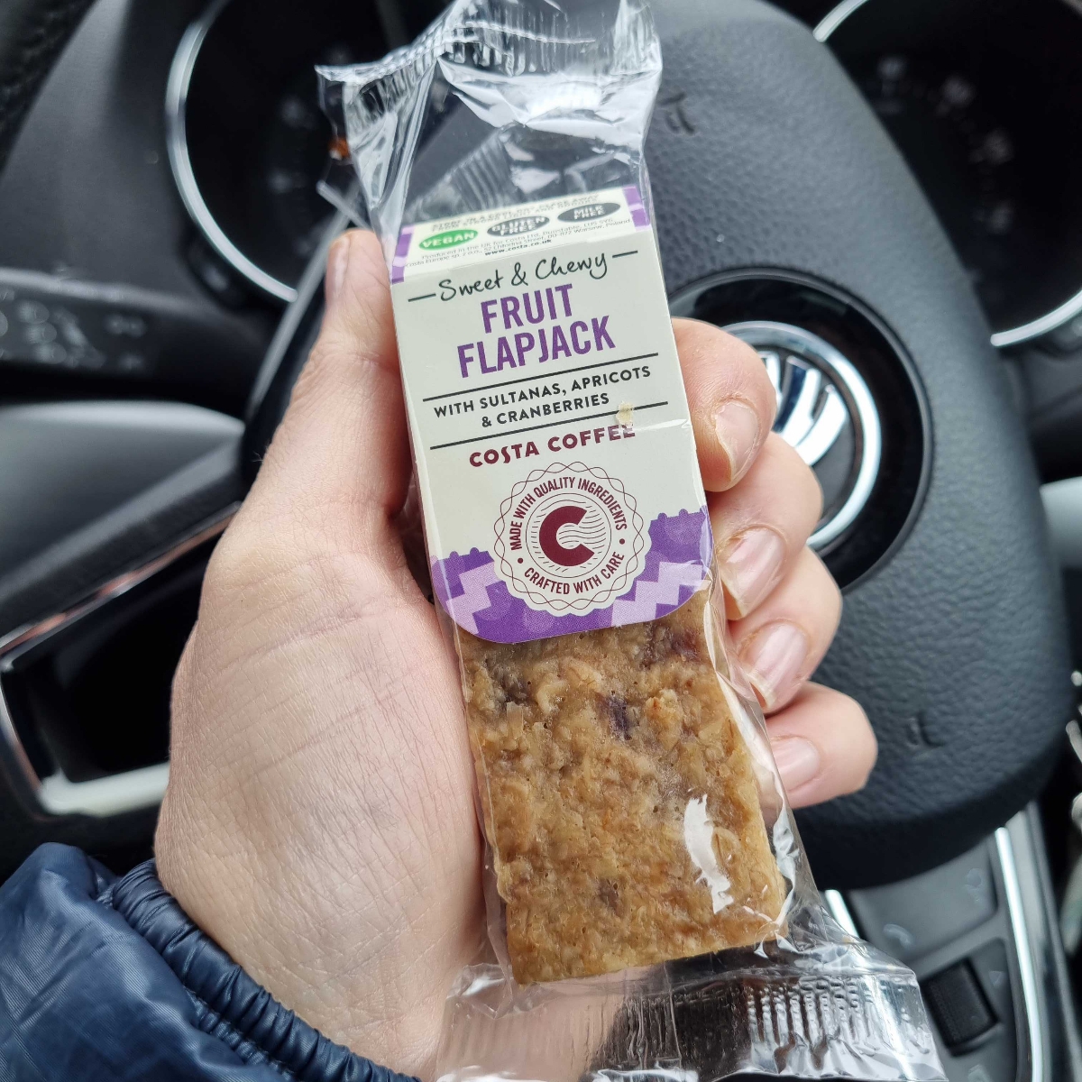 Costa Coffee Vegan Fruit Flapjack Reviews | abillion