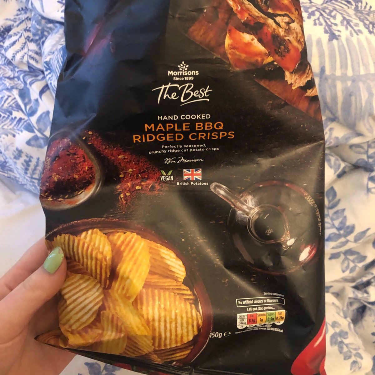 Maple BBQ Ridged Crisps from Morrisons - Vegan Product Reviews ...