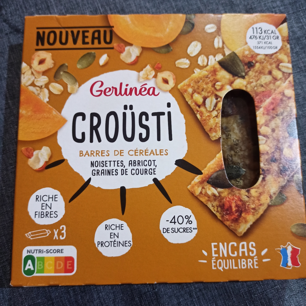 Crousti abricots noisette from Gerlinea - Vegan Product Reviews ...