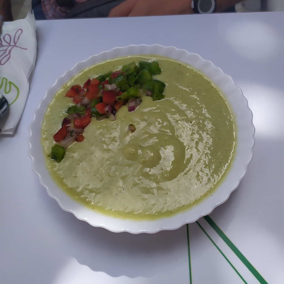 El Enano Verde Feria, 61, 41002 Sevilla, Spain Gazpachuelo de guacamole ...