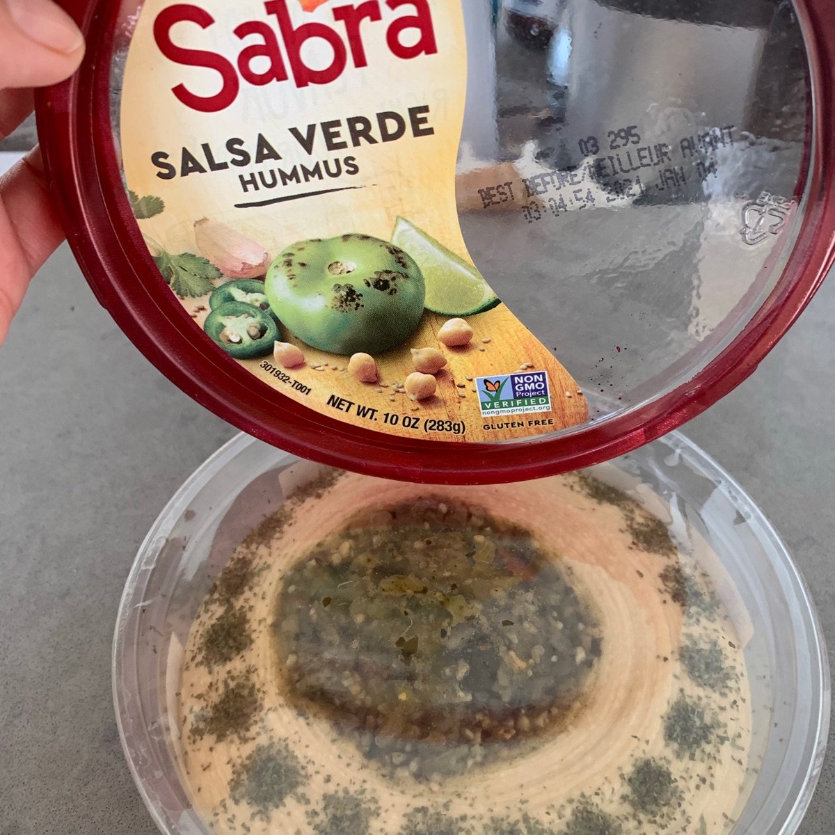 Salsa Verde Hummus from Sabra - Vegan Product Reviews & Ratings | abillion