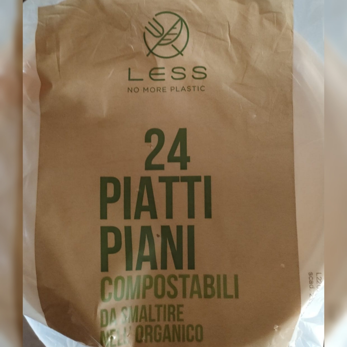 24 Piatti Piani Compostabili from Euro Packaging Italia - Vegan Product ...