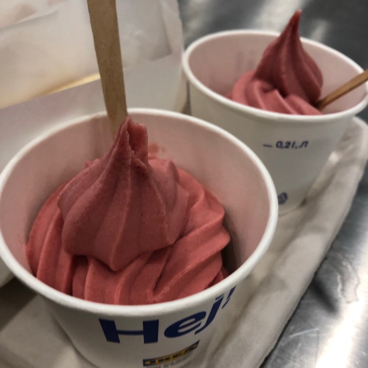 Strawberry Vegan Ice Cream at IKEA Ottawa - Vegan Dish Reviews ...