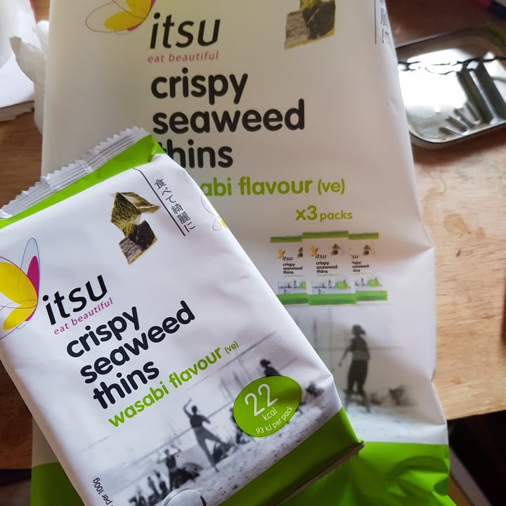 itsu Wasabi Crispy Seaweed Thins Review | abillion