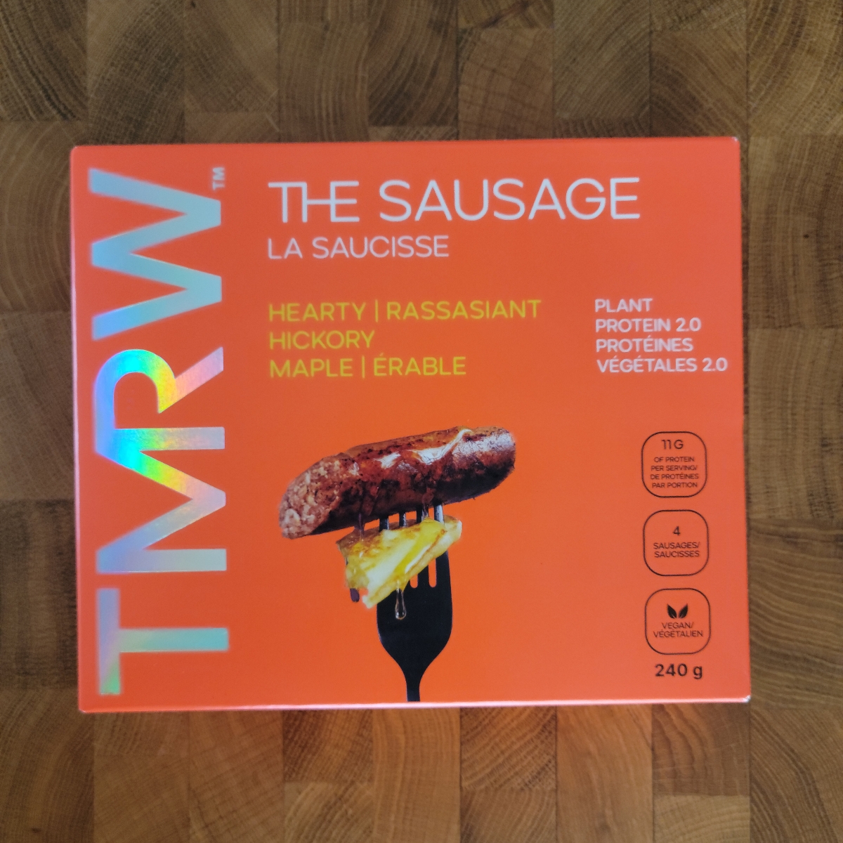 Tmrw sausages hickory maple from TMRW Foods - Vegan Product Reviews ...