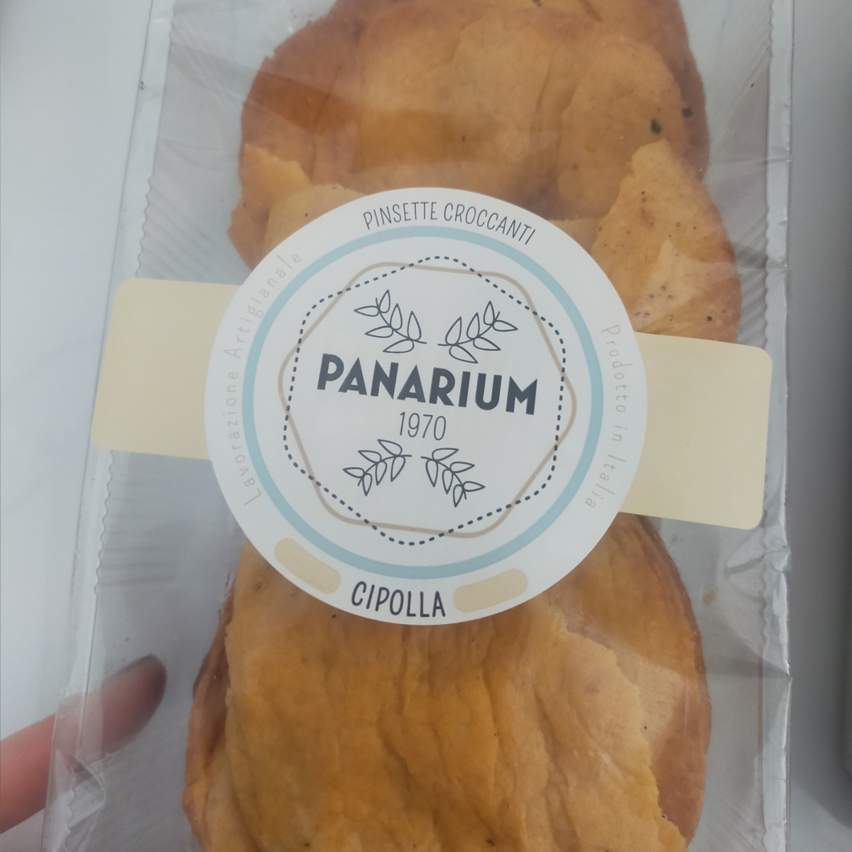 Pinsette croccanti alla cipolla from Panarium - Vegan Product Reviews ...