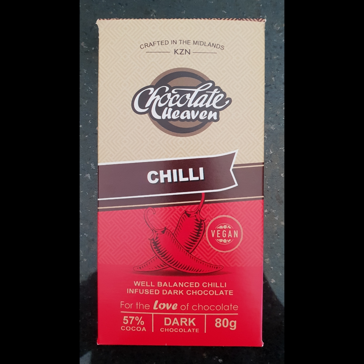 Chilli Dark Chocolate from Chocolate Heaven - Vegan Product Reviews ...