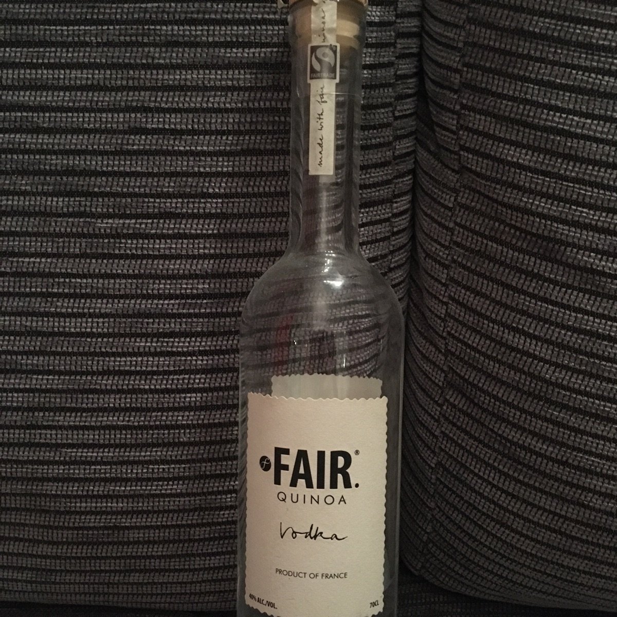 Quinoa vodka from Fair - Vegan Product Reviews & Ratings | abillion