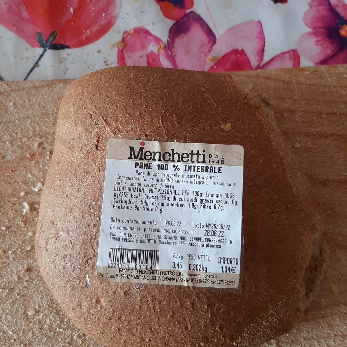 Menchetti Pane 100% integrale Reviews | abillion