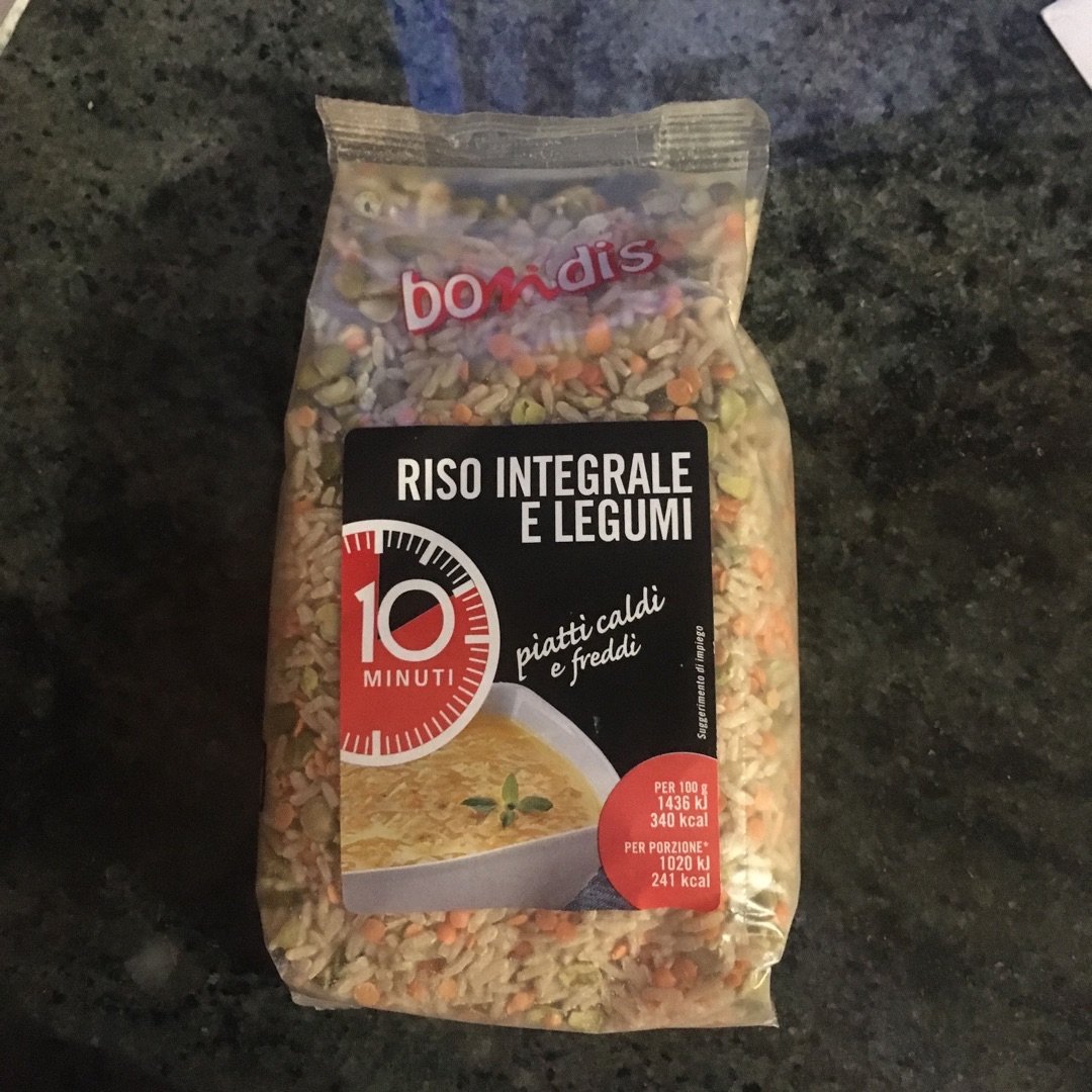 Bondis Riso Integrale E Legumi from Pedon - Vegan Product Reviews & Ratings | abillion