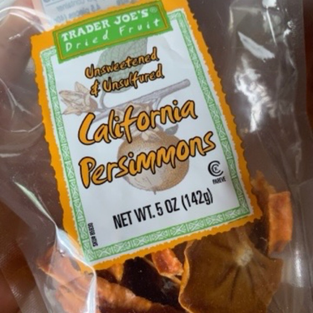 Dried Persimmon from Trader Joe's - Vegan Product Reviews & Ratings ...