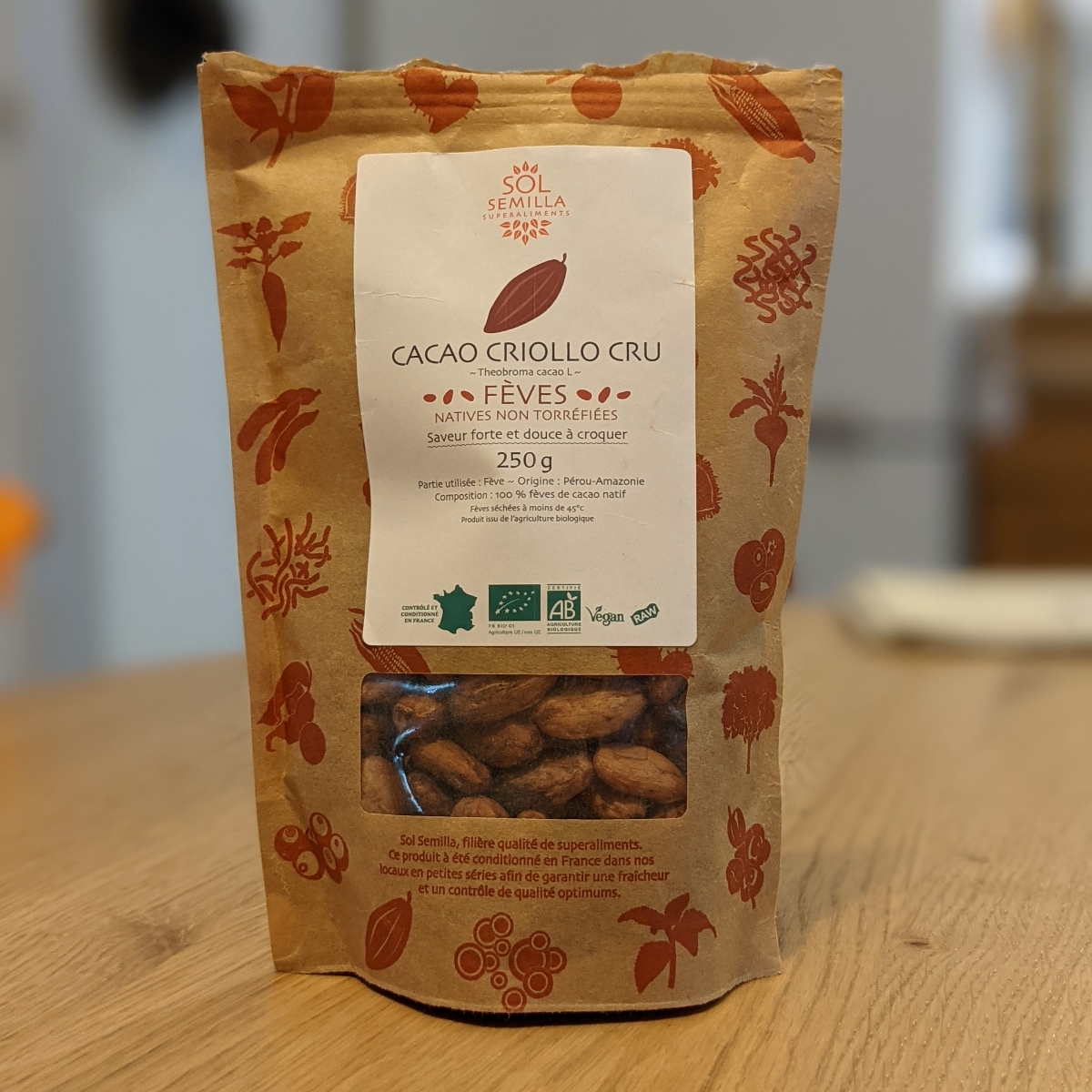 Cacao Criollo Cru from Sol Semilla - Vegan Product Reviews & Ratings ...