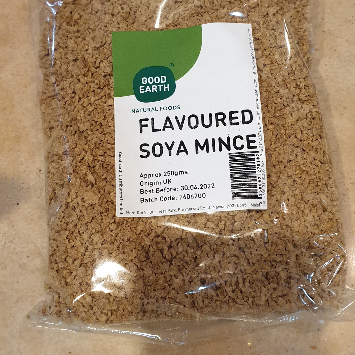 Flavored Soya Mince from Good Earth Natural Food - Vegan Product ...