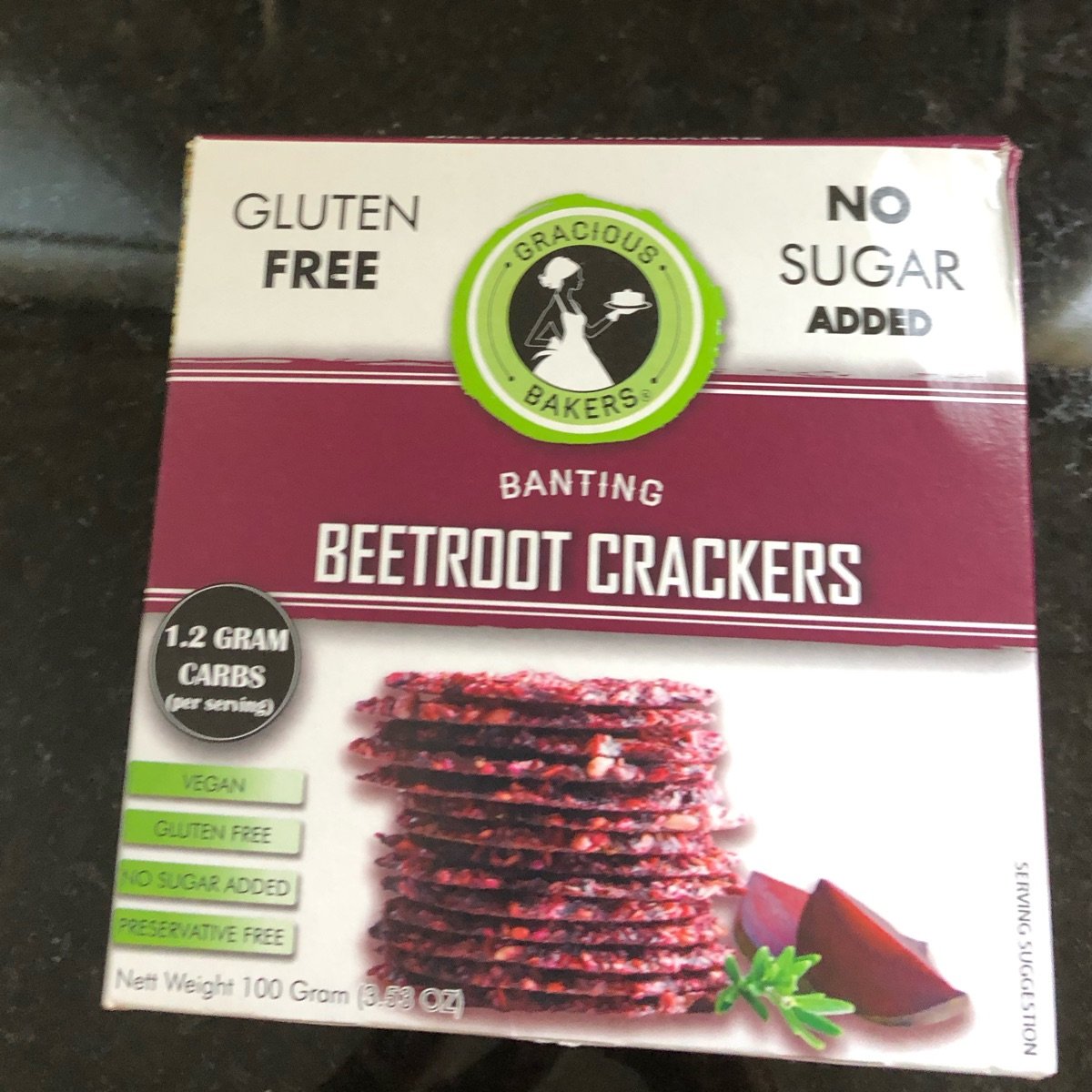 Beetroot Crackers from Gracious Bakers - Vegan Product Reviews ...
