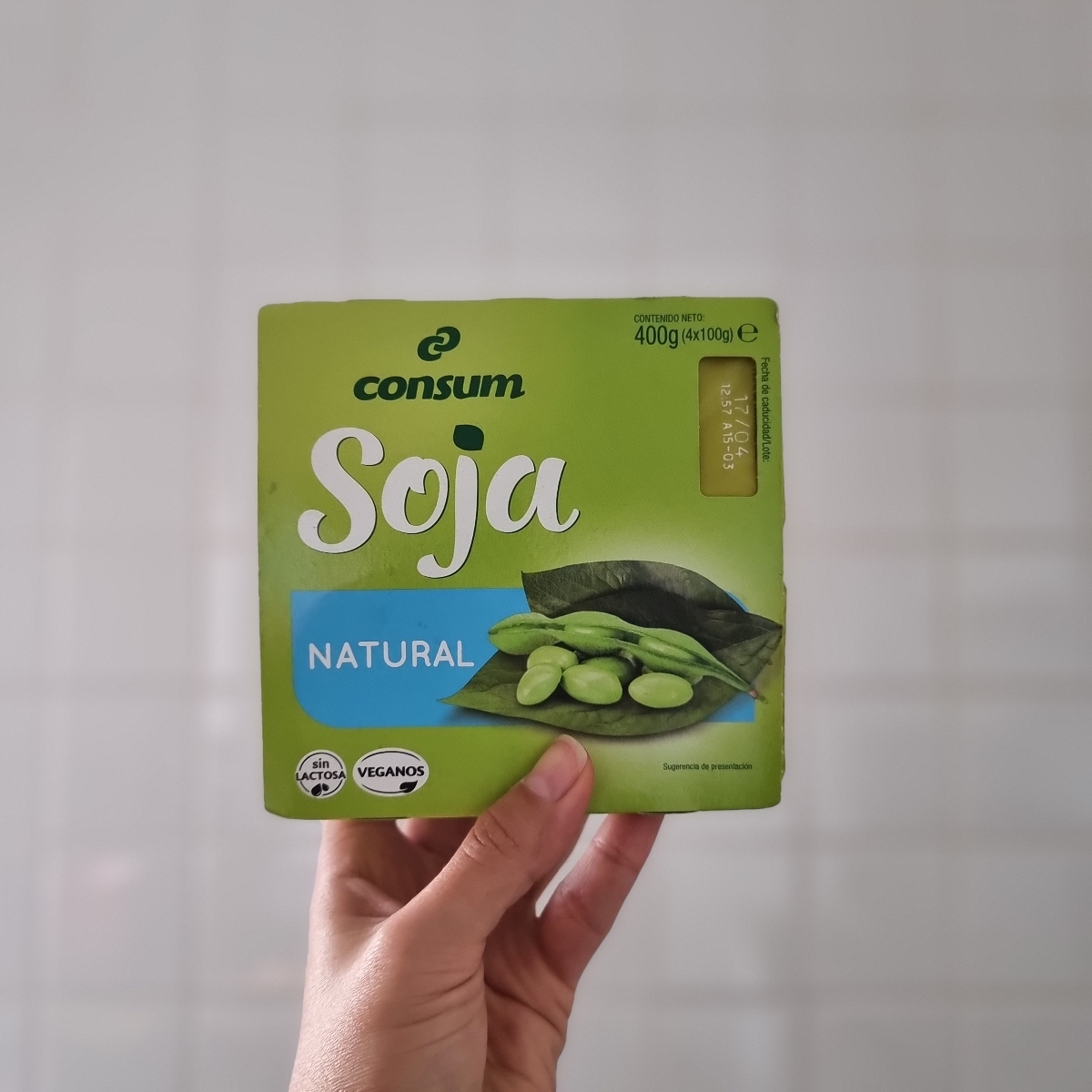 Yogurt De Soja Natural from Consum - Vegan Product Reviews & Ratings ...