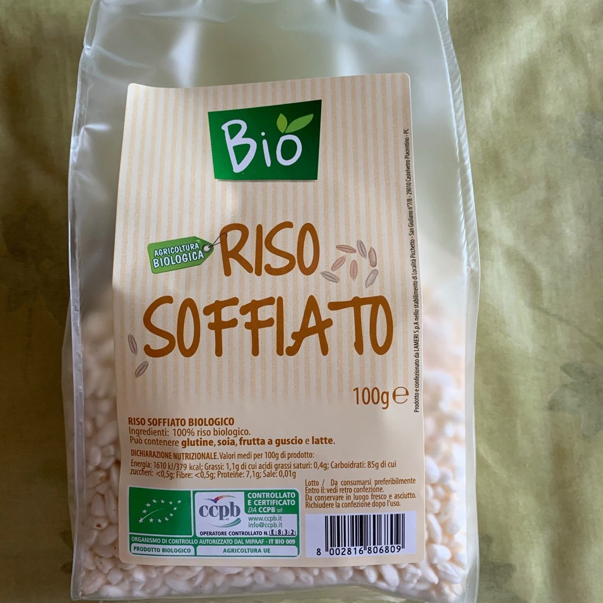 Riso Soffiato from Lameri - Vegan Product Reviews & Ratings | abillion