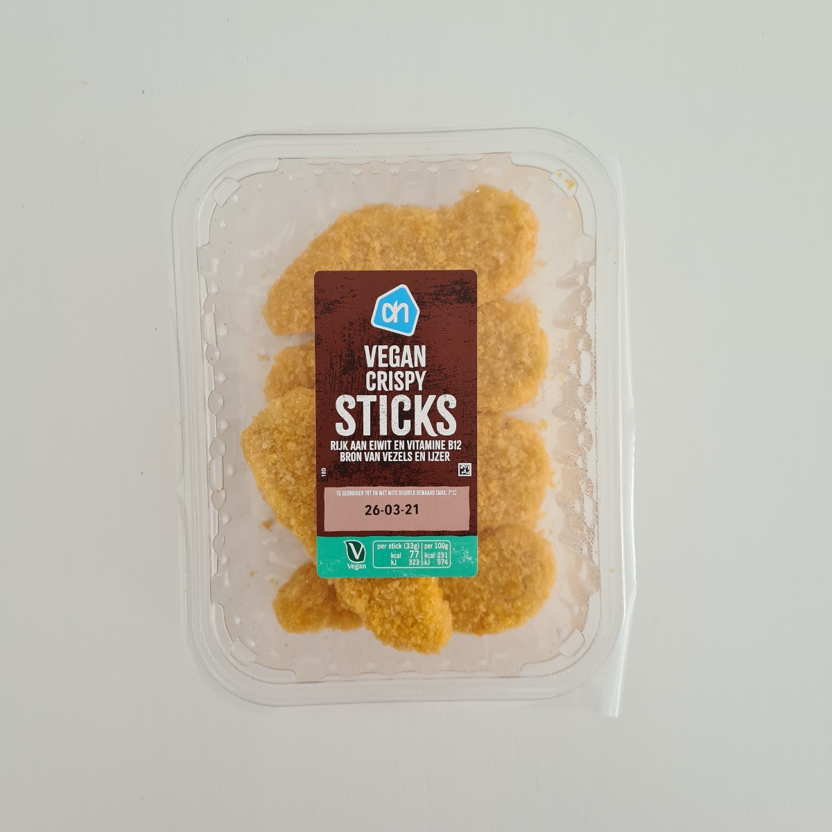 Vegan crispy sticks from Albert Heijn AH - Vegan Product Reviews ...