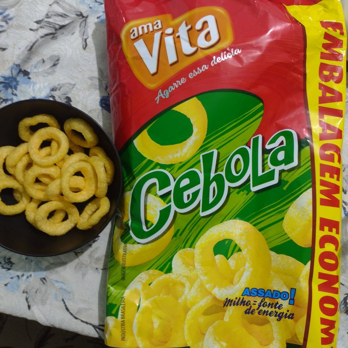 Salgadinho Sabor Cebola from AmaVita - Vegan Product Reviews & Ratings | abillion