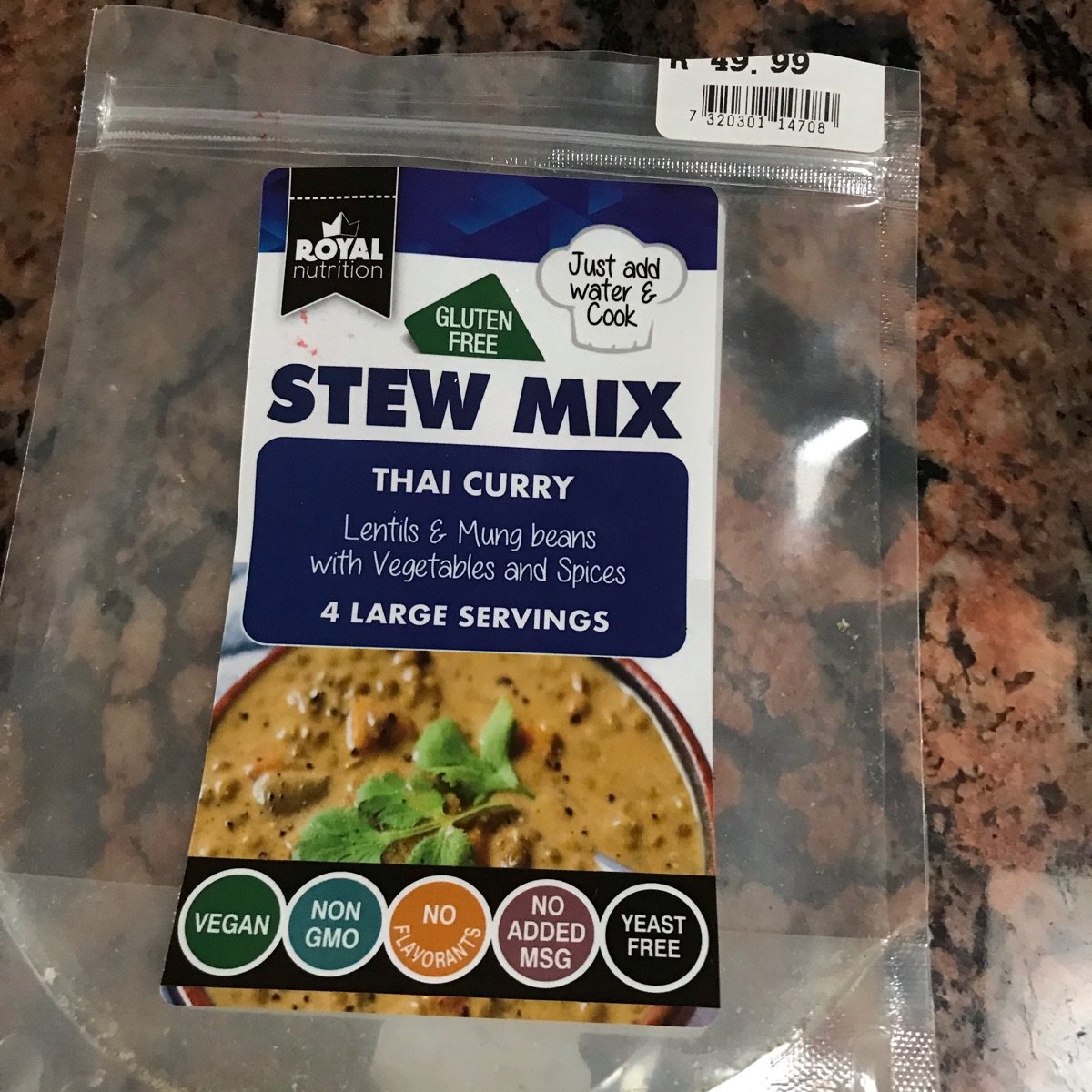 Stew Mix Thai Curry from Royal Nutrition - Vegan Product Reviews ...