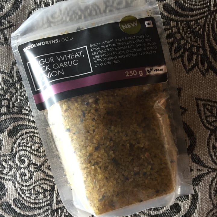 Woolworths Food Bulgur Wheat, Black Garlic, Onion Review | abillion
