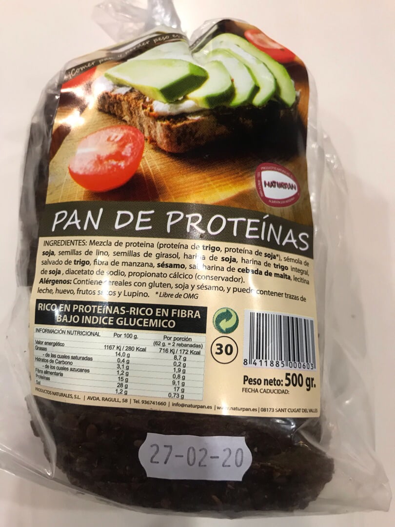 Pan de Proteínas from Naturpan - Vegan Product Reviews & Ratings | abillion