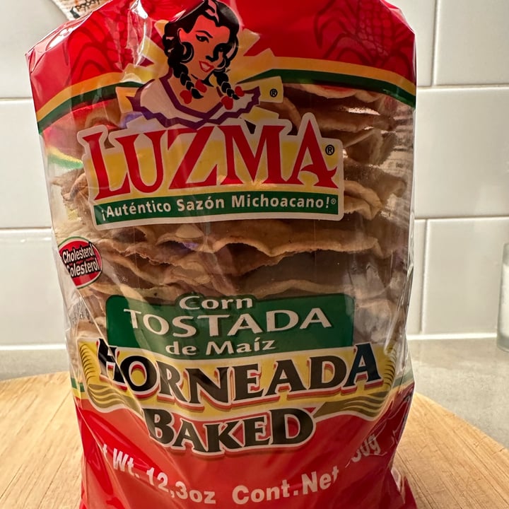 LUZMA Corn TOSTADA de Maíz HORNEADA BAKED Review | abillion