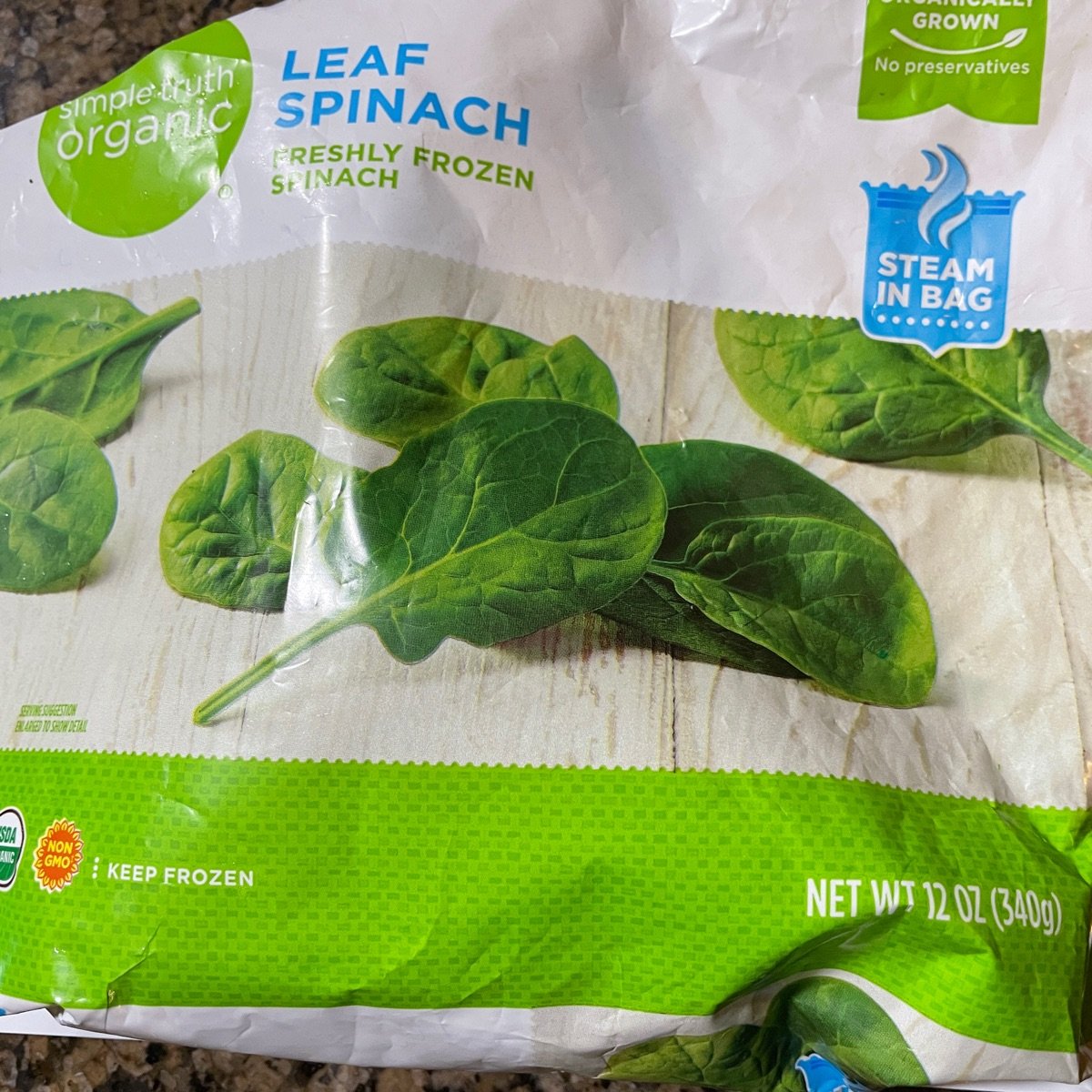 Leaf spinach from Simple Truth - Vegan Product Reviews & Ratings | abillion
