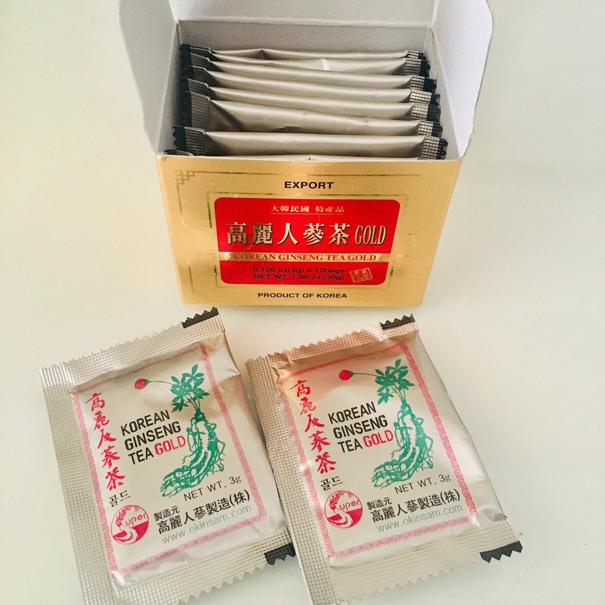Korean Ginseng Tea Gold from Korean Ginseng Tea Gold - Vegan Product ...