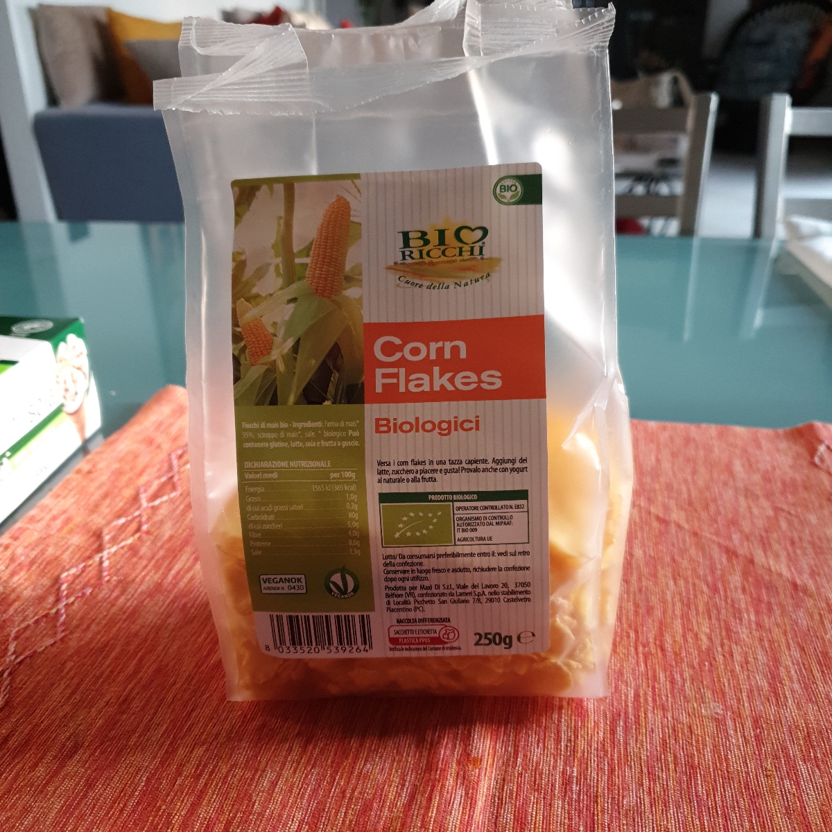 corn flakes from Bio Ricchi Cuore della Natura - Vegan Product Reviews & Ratings | abillion