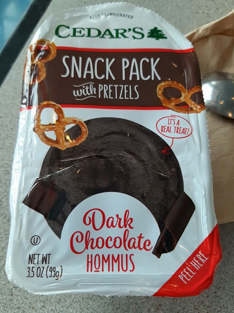Snack Pack With Pretzel Dark Chocolate Hummus from Cedar's Foods ...
