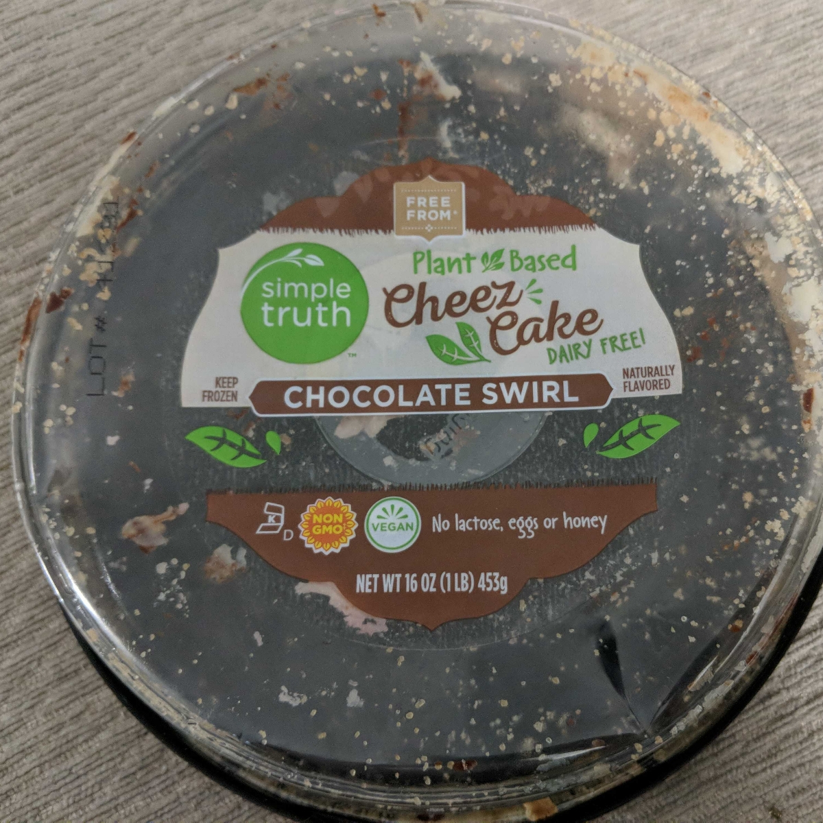 Plant Based Cheez Cake- Chocolate Swirl from Simple Truth - Vegan ...