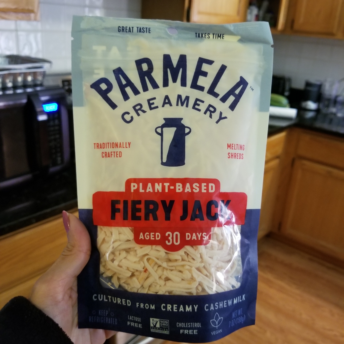 Nut Cheese Pepper Jack Style Shreds from Parmela Creamery - Vegan ...