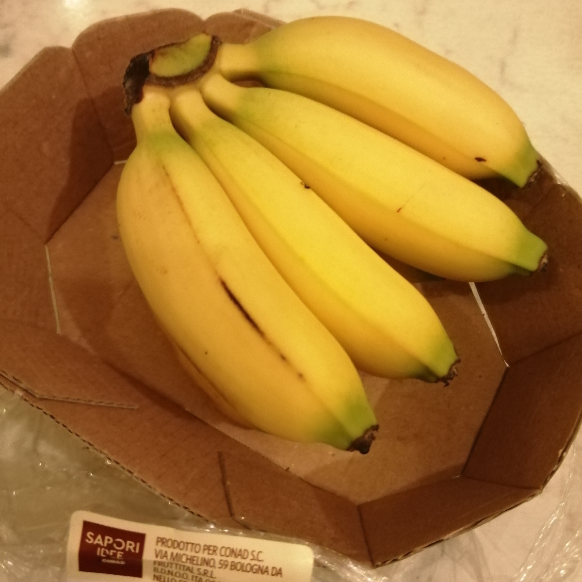 mini banane from Conad Sapori & Idee - Vegan Product Reviews & Ratings ...