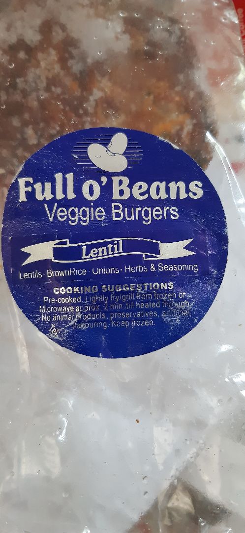 Full 'o Beans burger patties from Full o' Beans - Vegan Product Reviews ...