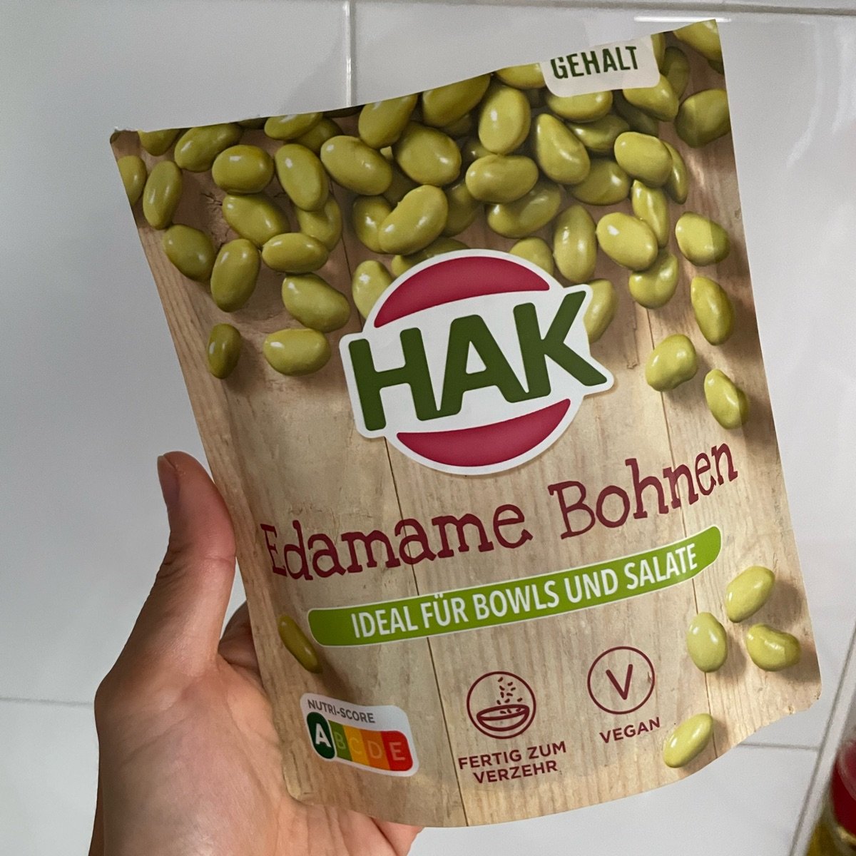 Edamame Bohnen from Hak - Vegan Product Reviews & Ratings | abillion