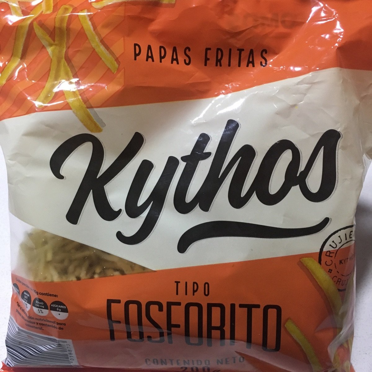Papas tipo fosforito from Kythos - Vegan Product Reviews & Ratings ...