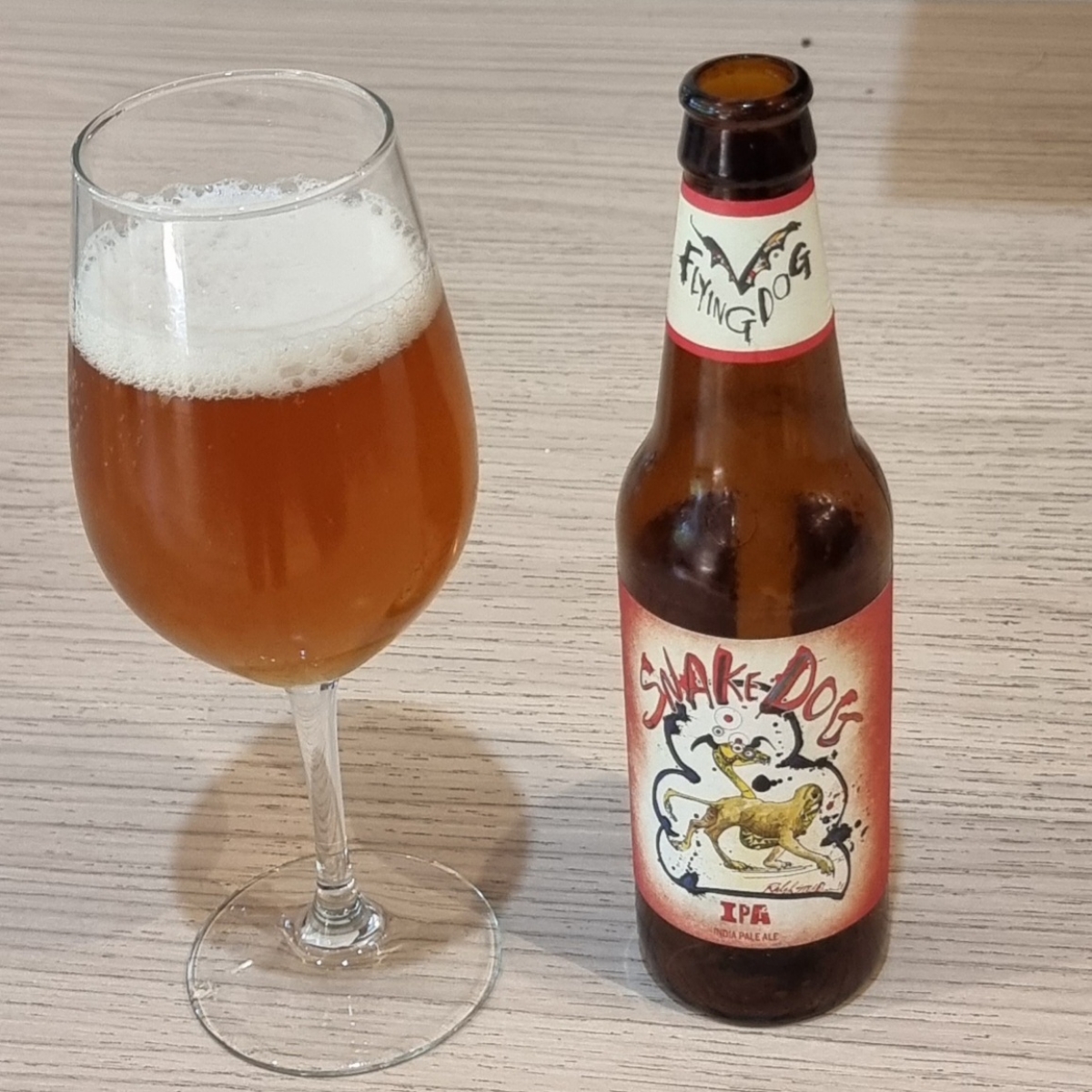 Snake dog, cerveza IPA from Flying dog - Vegan Product Reviews ...