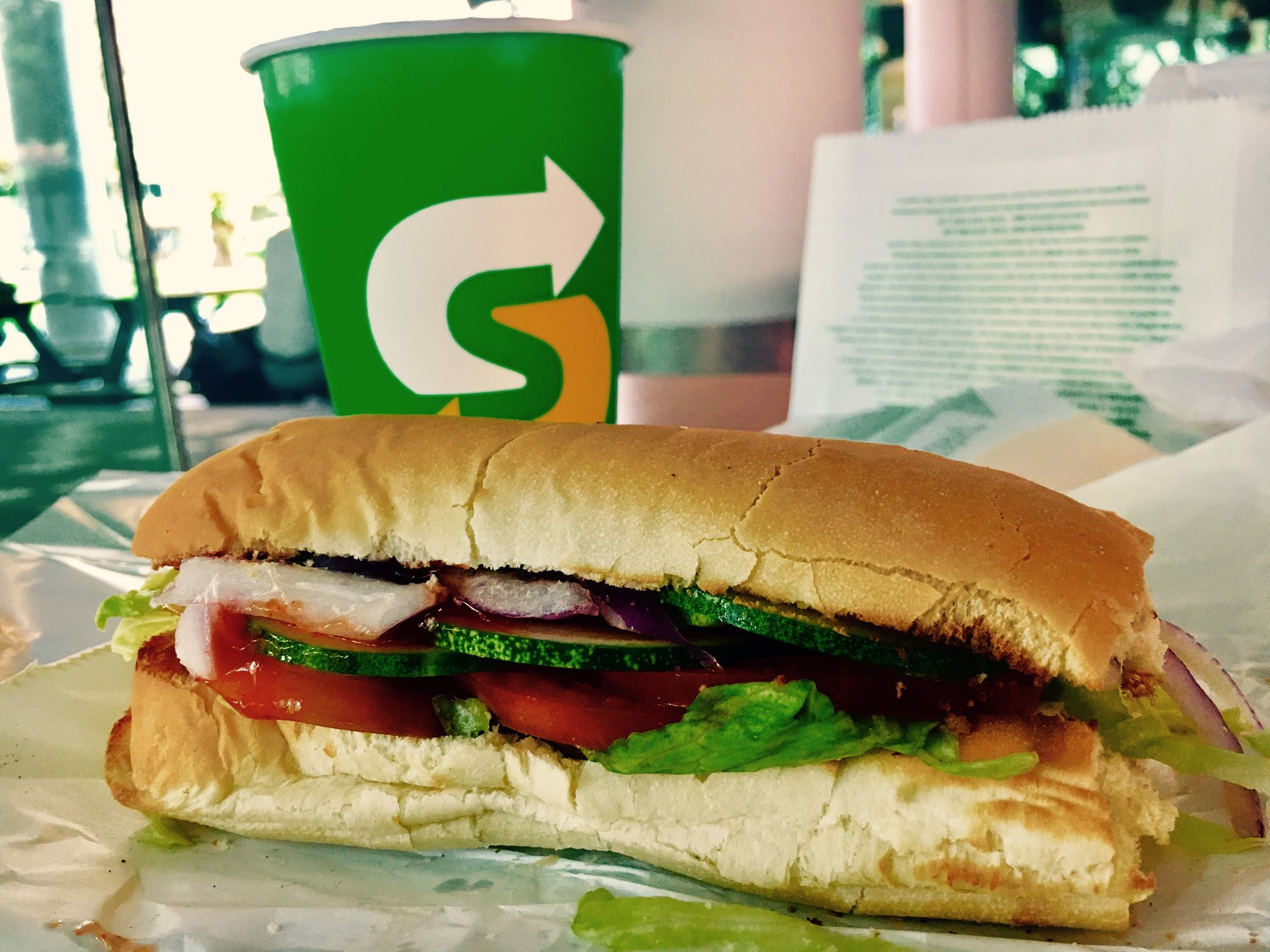 Veggie Delite at Subway @ SMU, Singapore - Vegan Dish Reviews & Ratings ...