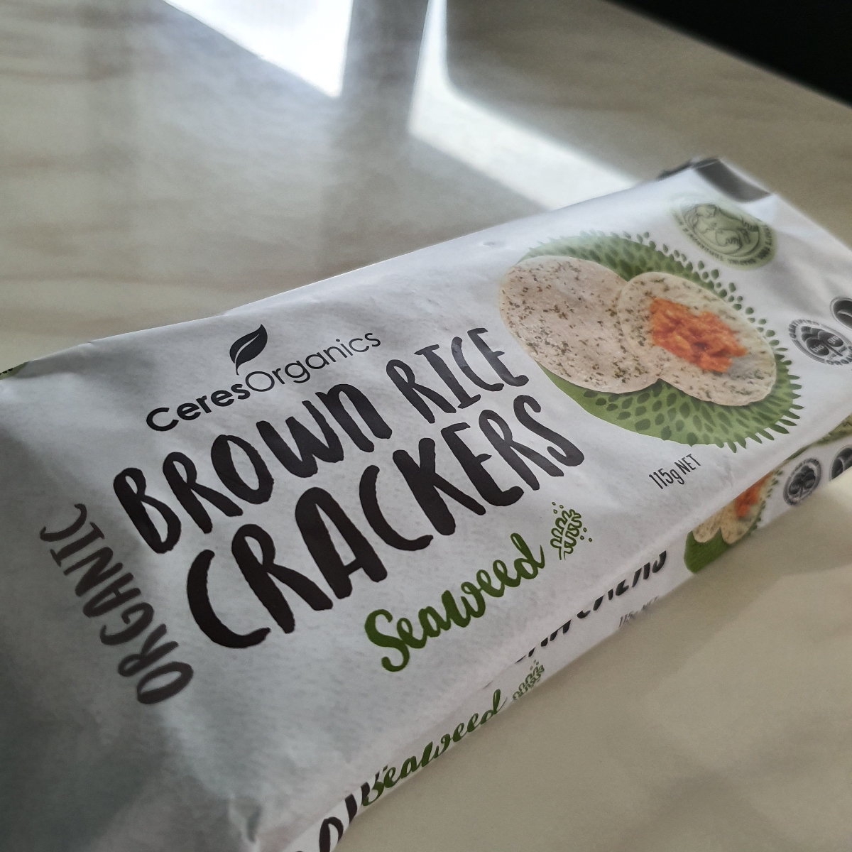 Ceresorganics Organic Brown Rice Crackers - Seaweed Reviews | abillion