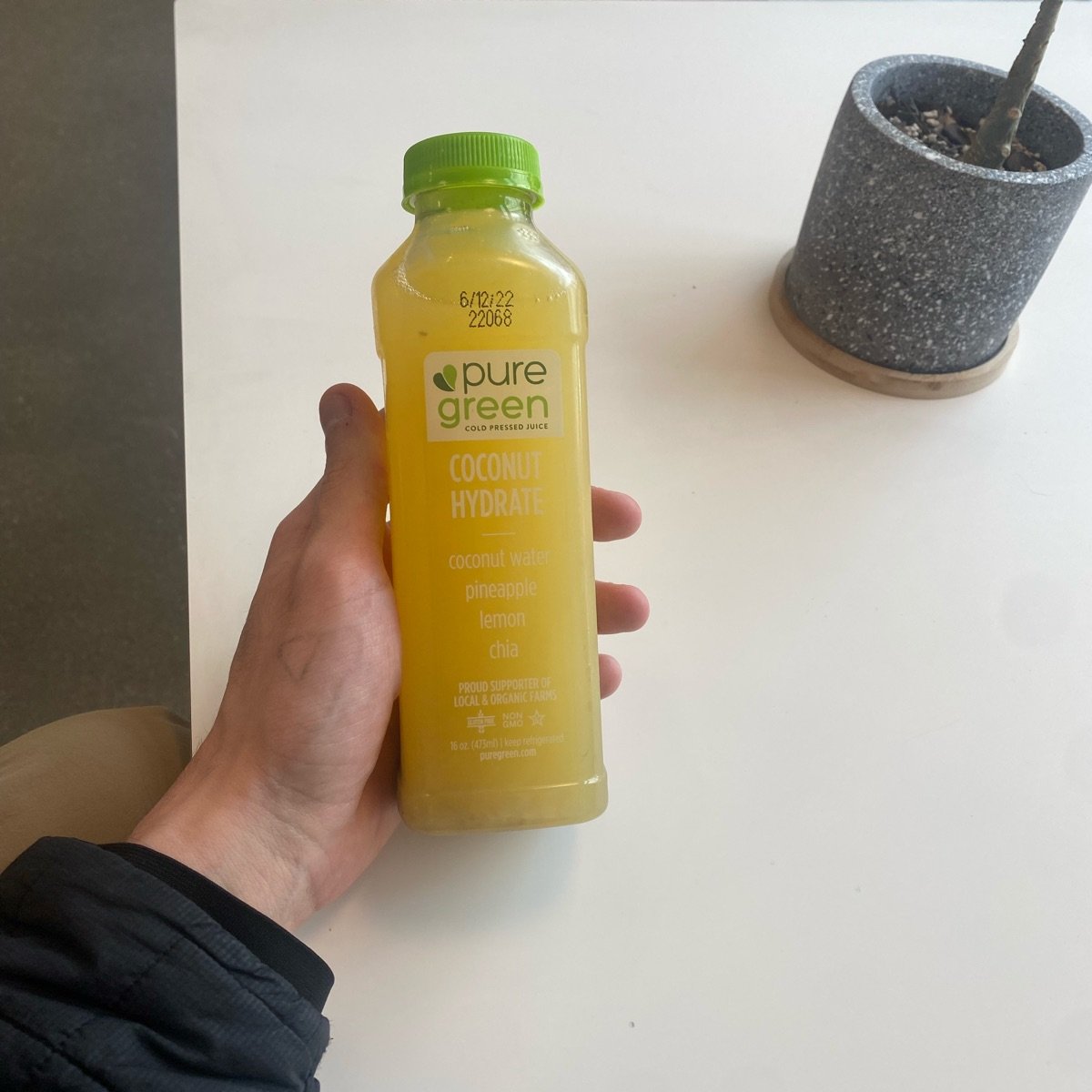 Pure green Cold Pressed Juice Coconut Hydrate Reviews | abillion