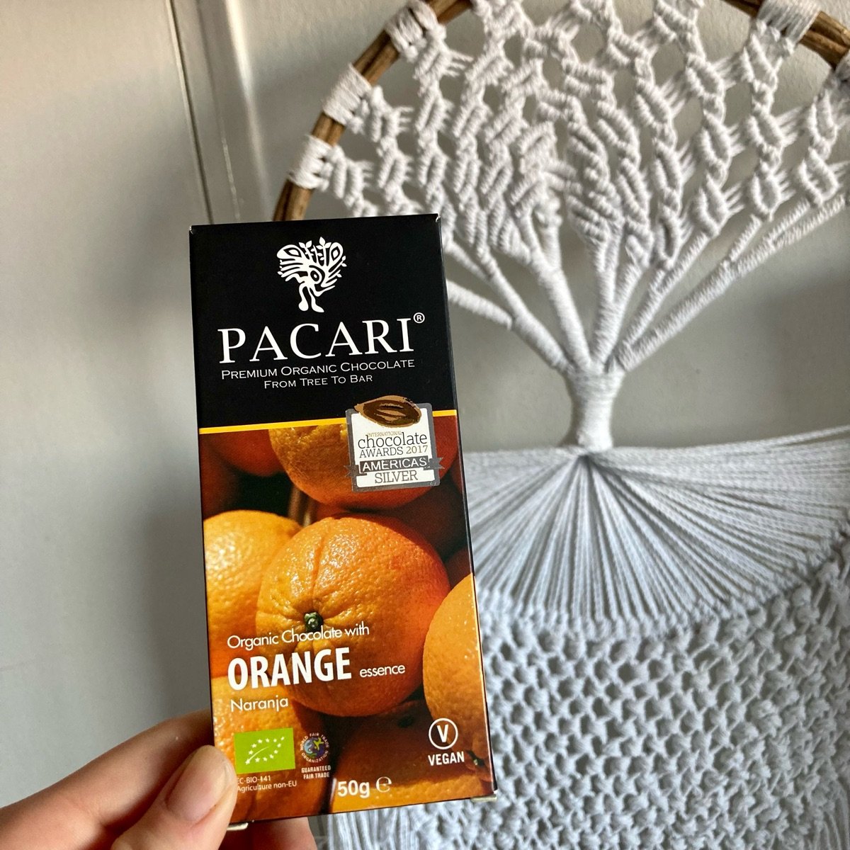 Premium Organic Chocolate, Naranja / Orange from Paccari - Vegan ...