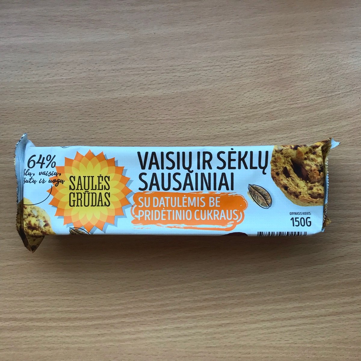Cookies With Fruit And Seeds from Saulės Grūdas - Vegan Product Reviews ...