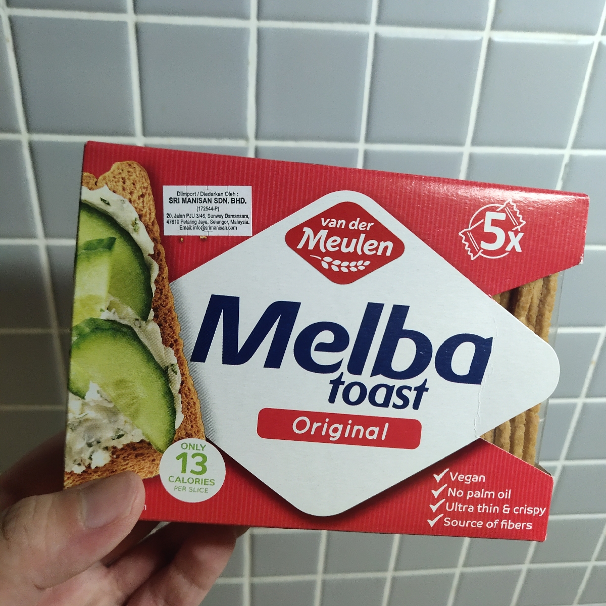 Melba Toast Original from van der Meulen - Vegan Product Reviews ...