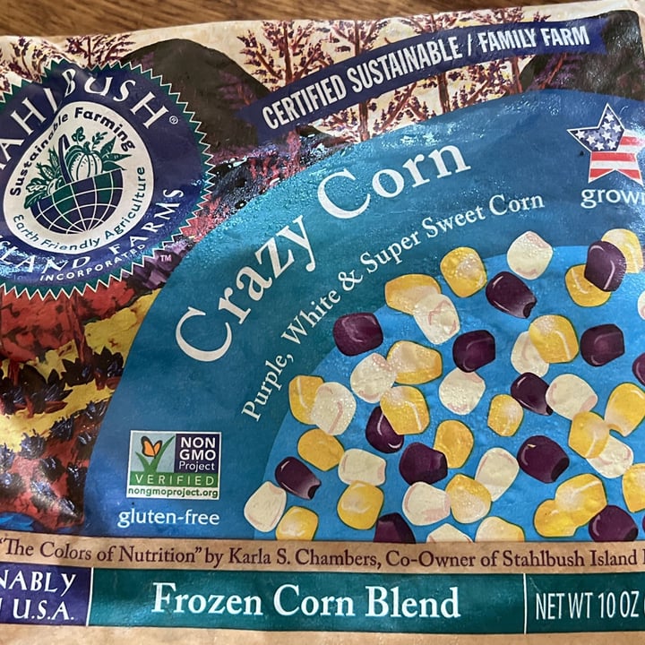Stahlbush Crazy corn purple white and super sweet corn sustainably ...