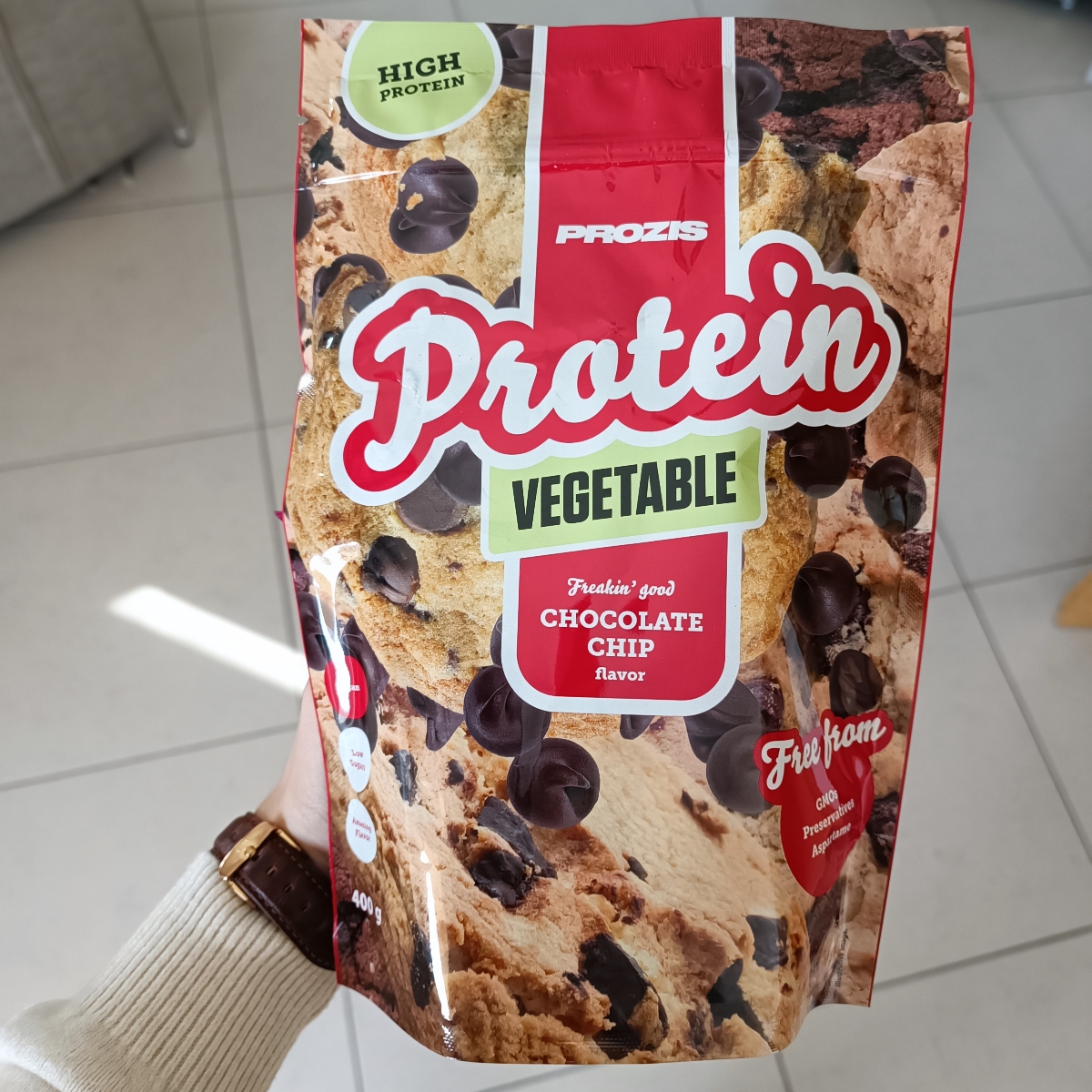 Protein veg chocolate chip from Prozis - Vegan Product Reviews ...